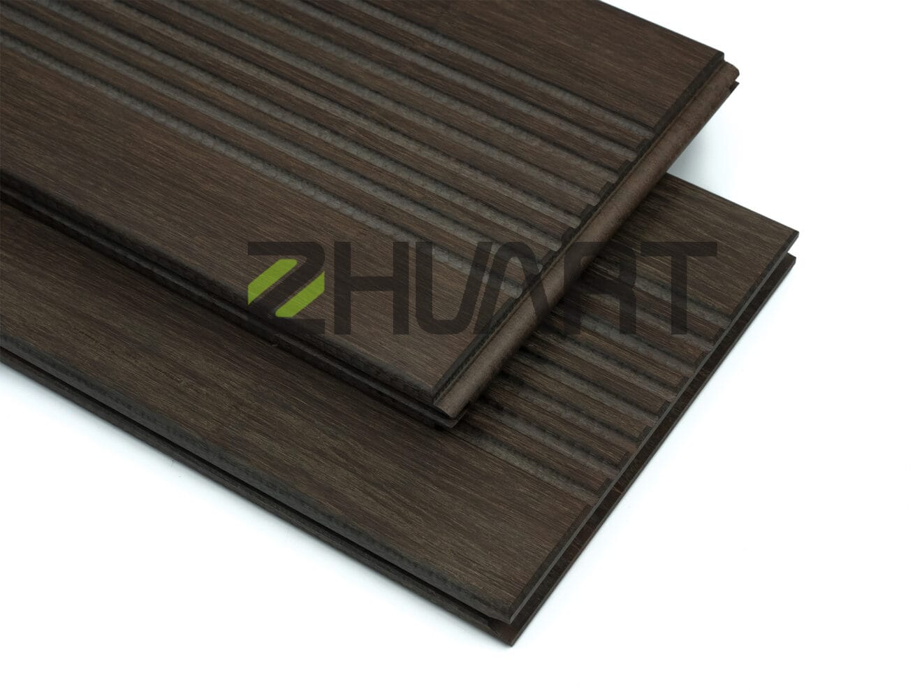 Standard Groove Thermo Bamboo Decking- Charcoal 178mm